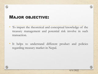 Treasury management 1 | PPTX