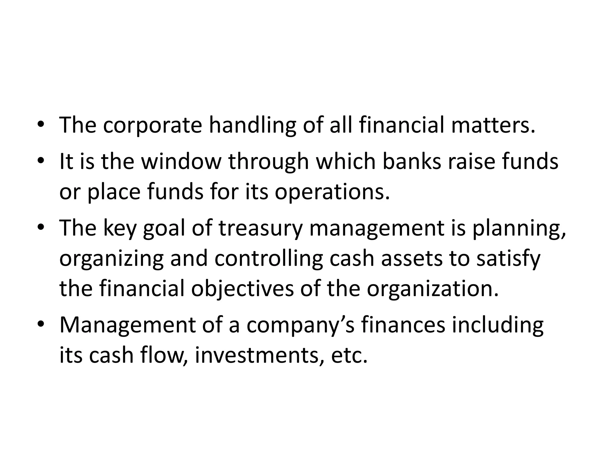 Treasury management | PPTX