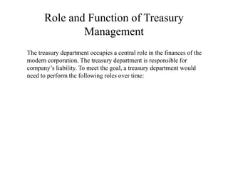 Treasury management | PPTX