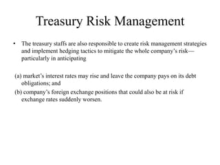 Treasury management | PPTX