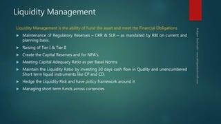 Treasury management – a perspective ssld | PPTX