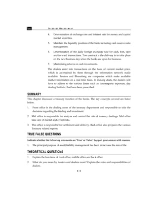 Treasury management note | PDF