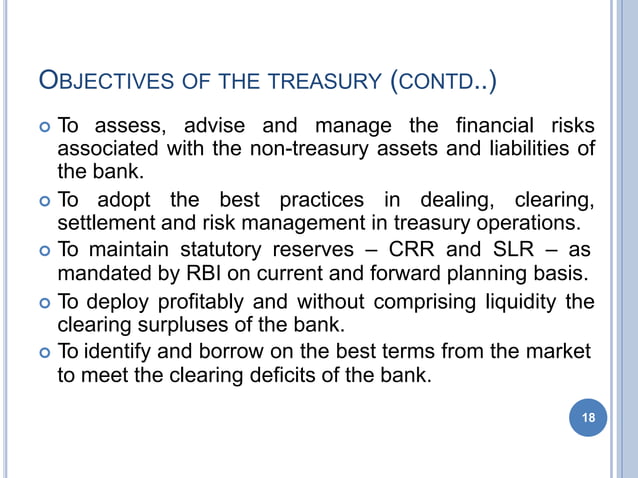 Treasury management PPT.pptx | Stocks and Bonds | Personal Investing