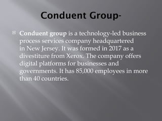 Treasury Transformation Through the years at Conduent group.pptx for ...