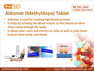 Treat hypertension with aldomet tablet | PPT