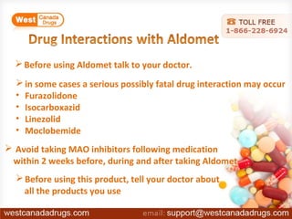 Treat hypertension with aldomet tablet | PPT