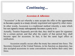 Treaties And Its Nuts and Bolts | PPTX | Political Issues & policy ...