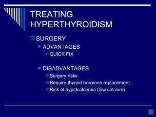 Treating Hyperthyroidism | PPT