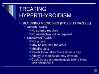 Treating Hyperthyroidism | PPT