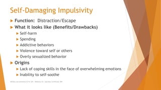 Treating Addictions and Cluster B Personality Disorder Symptoms | PPT