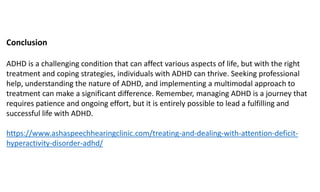 Treating And Dealing With Attention Deficit Hyperactivity Disorder ...