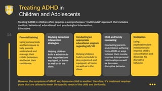 Treating Attention-Deficit Hyperactivity Disorder (ADHD) in Children and Adolescents | PPTX