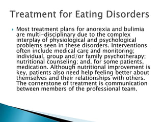 Treating Eating Disorders | PPTX