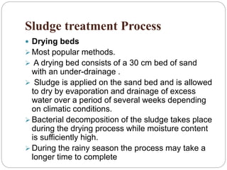 Treatments of sewage, sludge and polluted water | PPTX