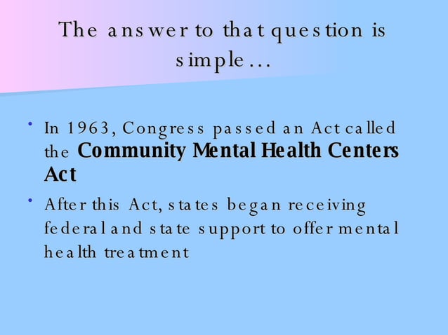 Treatment Of Mental Illness In The 1800s | PPT | Brain and Nervous ...