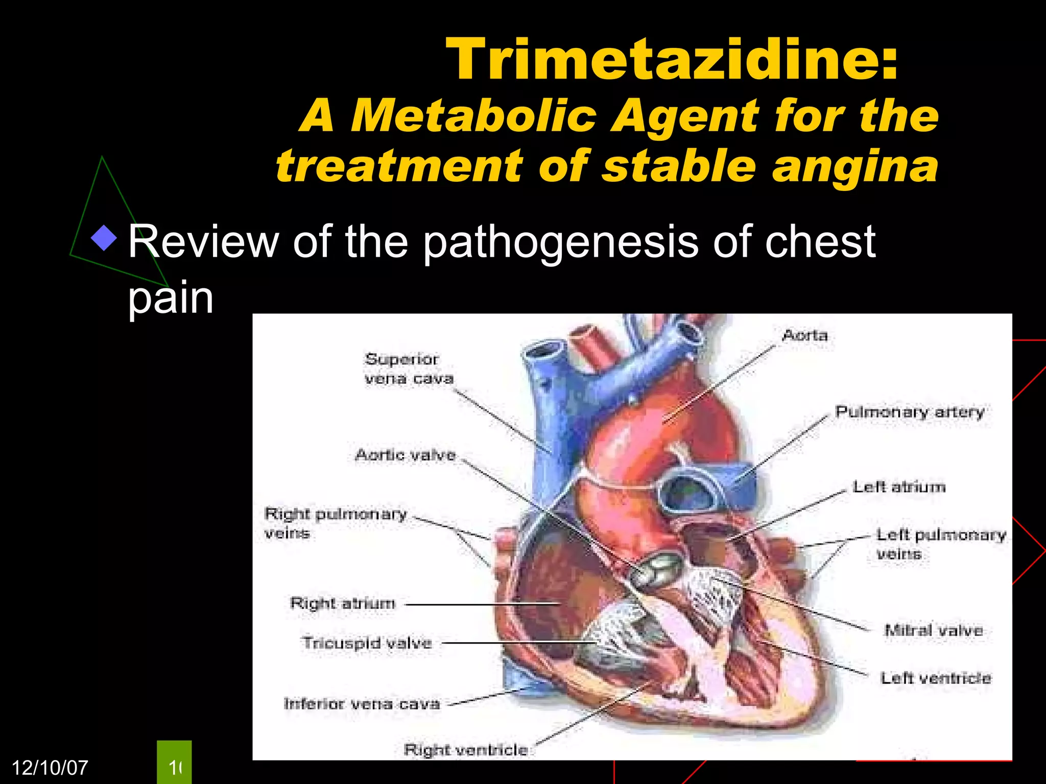 Treatment Options For The Chronic Stable Angina | PPT