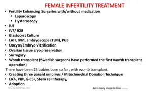 Treatment and causes of female infertility.pptx