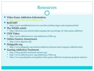Treatment considerations internet gaming | PPT