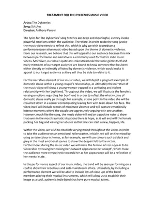 Treatment Dykeenies | DOCX | Debated Sensitive Social Issues ...