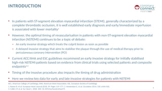 Treatment for nstemi - early vs late treatment.pptx
