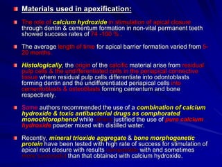 Treatment immature teeth.ppt