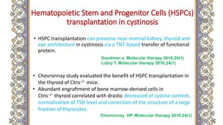 Treatment in cystinosis | PPT