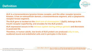 Treatment landscape of alk+ nsclc 12 november | PPTX