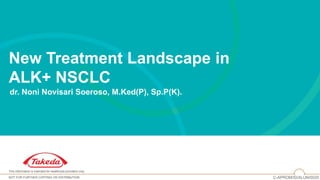 Treatment landscape of alk+ nsclc 12 november | PPT