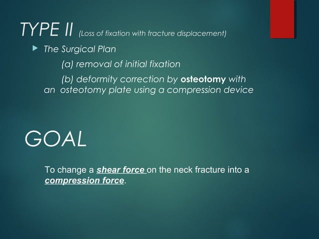 Treatment modality of non union fracture neck of femur | PPT