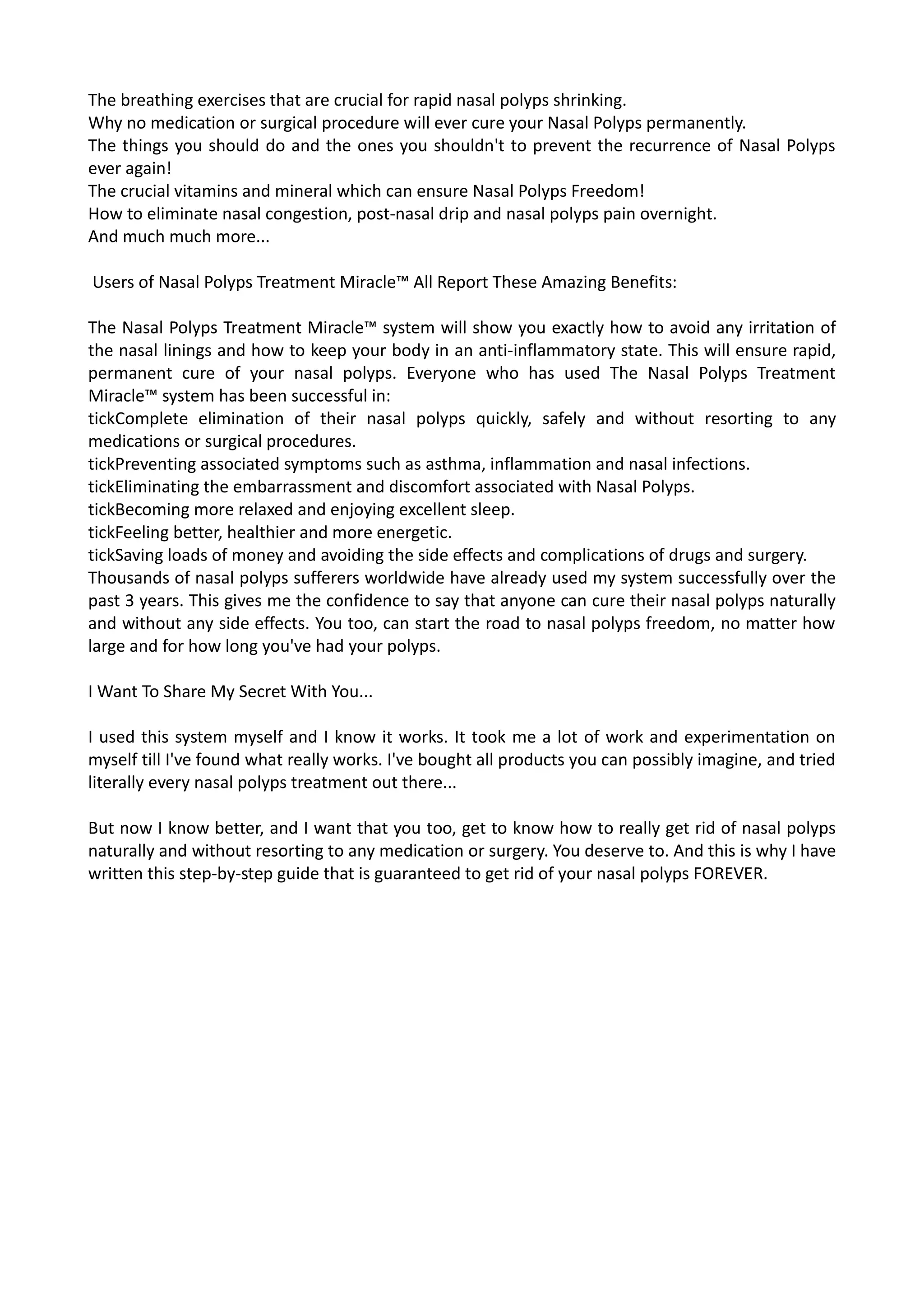 Treatment Nasal Polyps Pdf