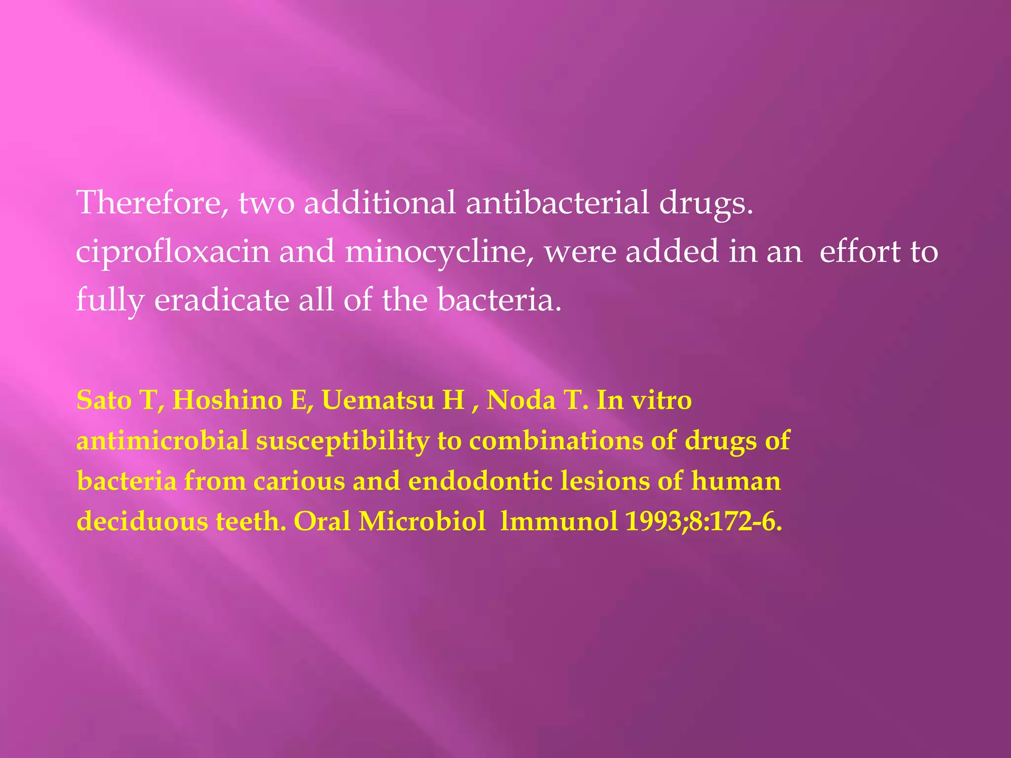 Treatment of abscessed primary molars utilizing lesion sterilization | PPTX