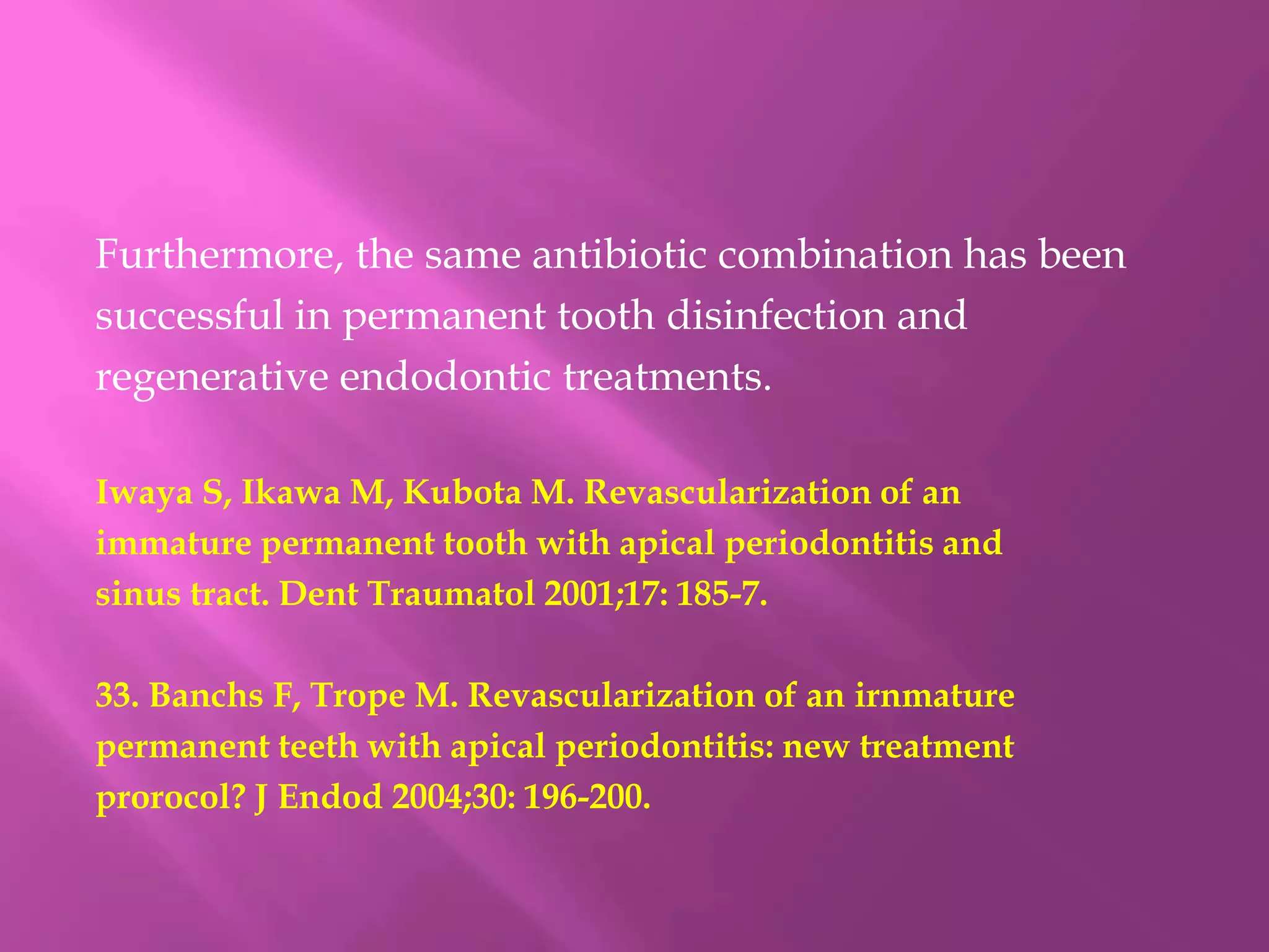 Treatment of abscessed primary molars utilizing lesion sterilization | PPTX
