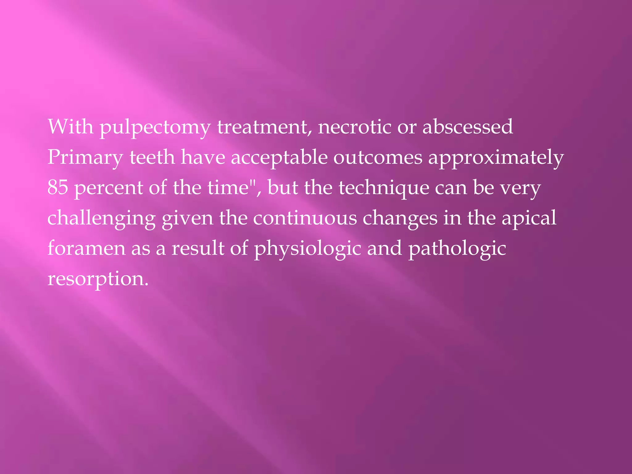Treatment of abscessed primary molars utilizing lesion sterilization | PPTX