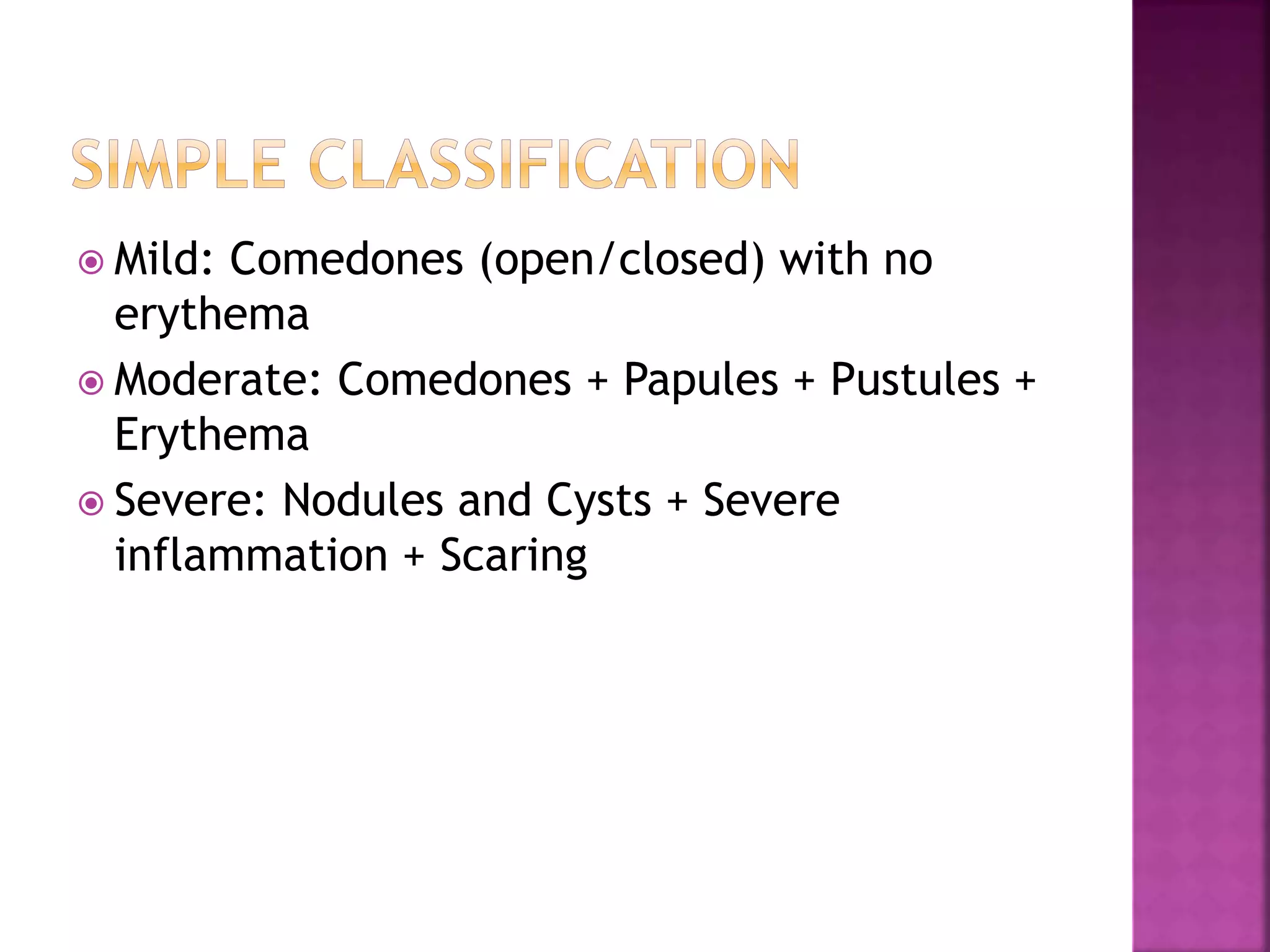 Treatment of acne vulgaris in general practice | PPTX