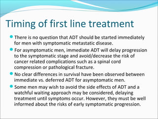 Treatment of advanced metastatic prostate cancer | PPT