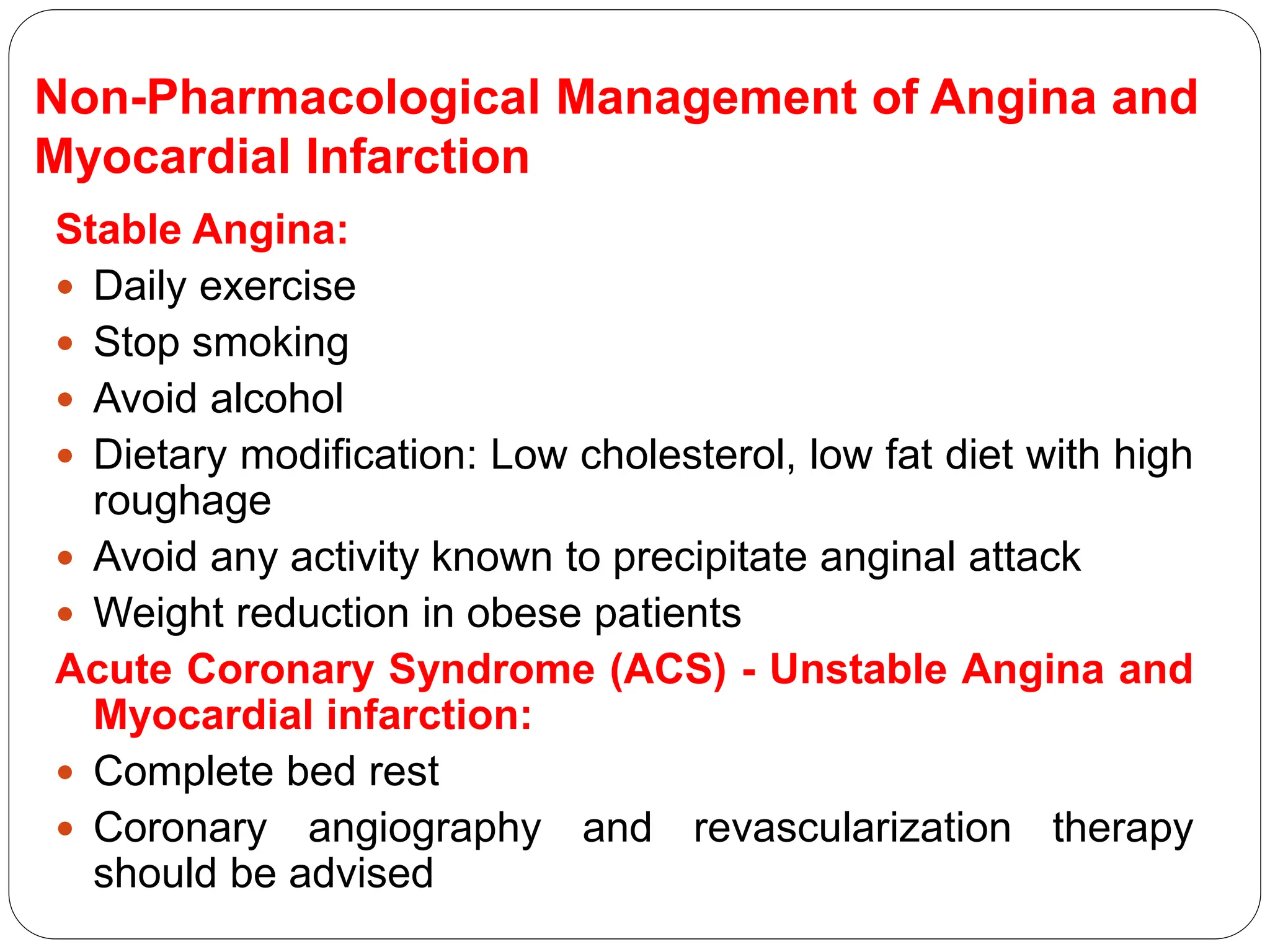 TREATMENT OF Angina and myocardial infarction.pptx