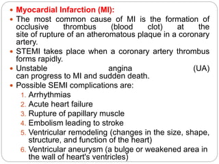 TREATMENT OF Angina and myocardial infarction.pptx