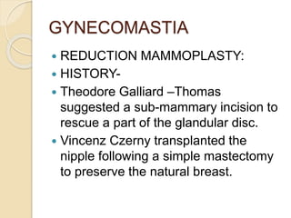 Treatment of benign breast diseases | PPTX