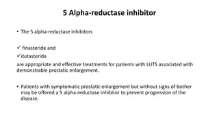 BPH-medical management | PPTX