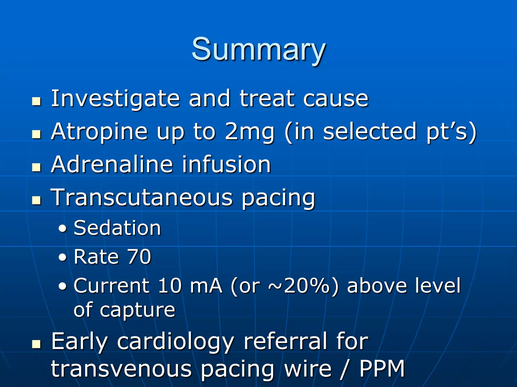 Treatment of Bradycardia | PPTX