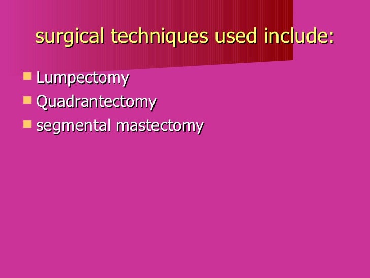 Treatment of breast cancer by Dr.Syed Alam Zeb