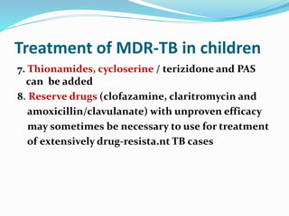 Treatment of childhood tb | PPTX