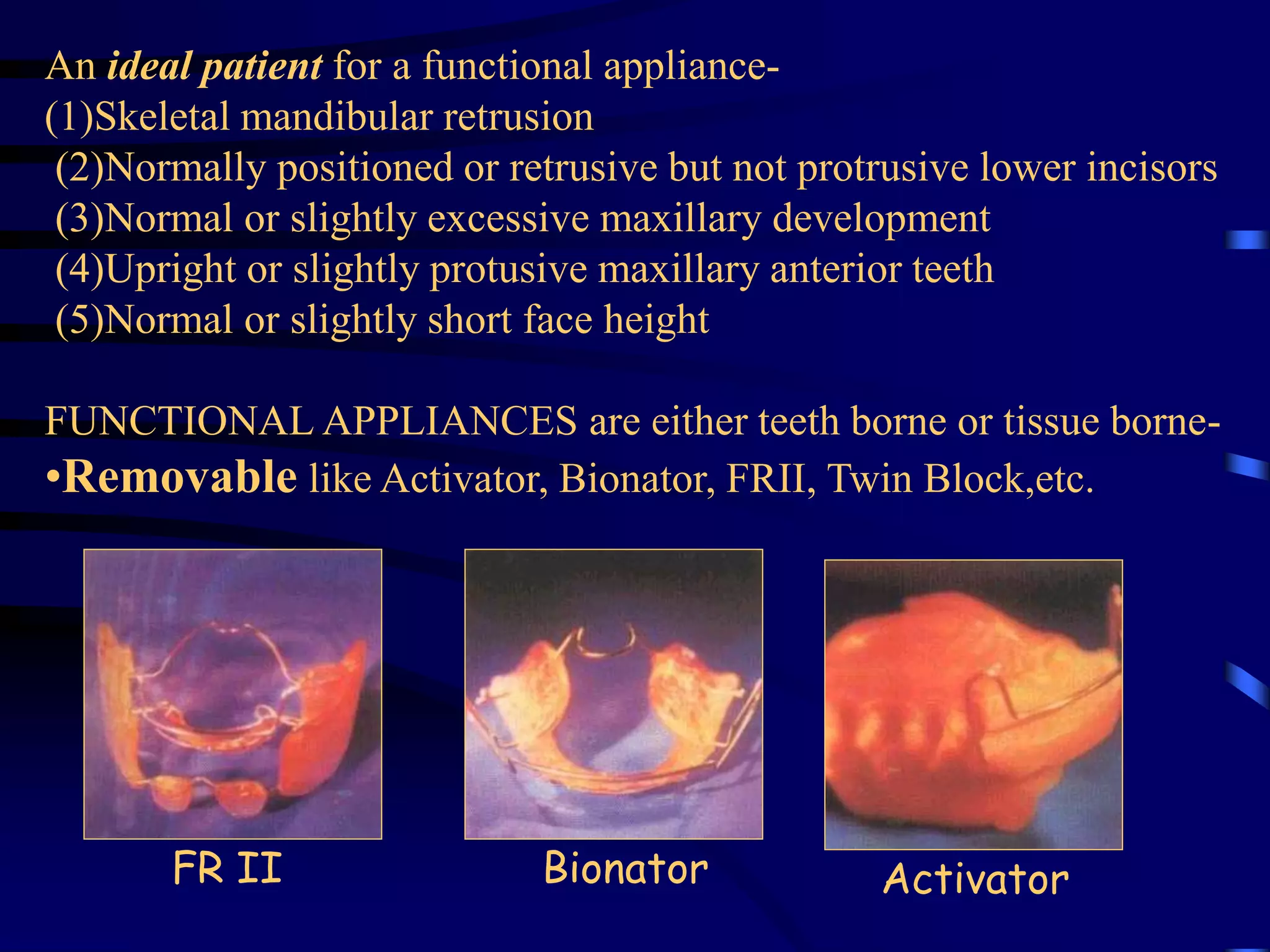 Treatment of class II | PPT