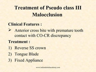 Treatment of class 3 malocclusion | PPT