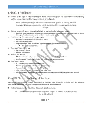 Treatment of class III Malocclusion #Orthodontics | PDF
