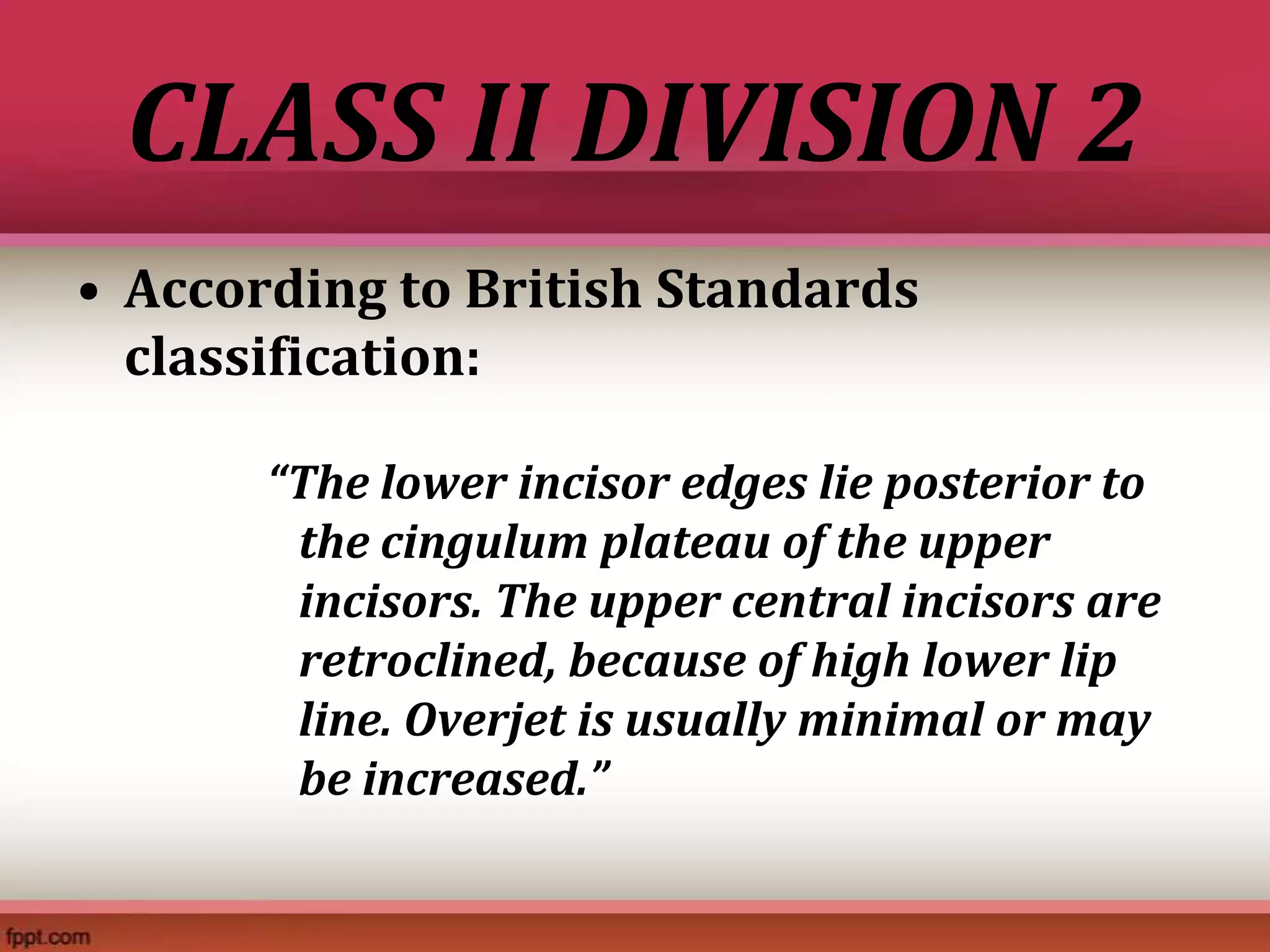 Treatment of class ii malocclusions | PPTX