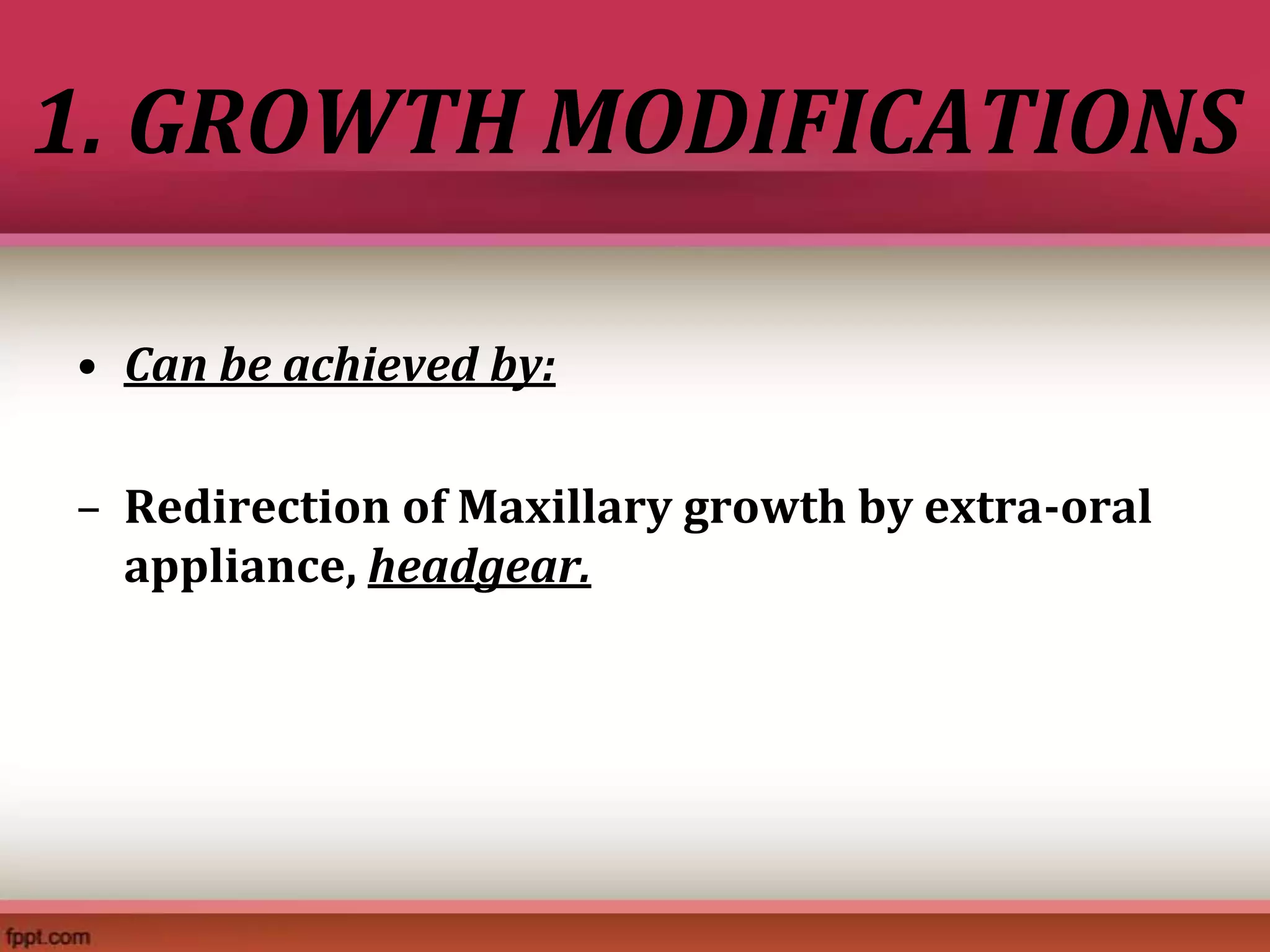 Treatment of class ii malocclusions | PPTX
