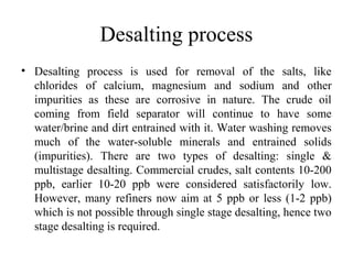 Treatment of crude oils | PPT