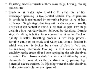 Treatment of crude oils | PPT