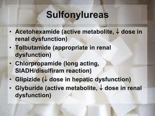 Treatment of diabetes mellitus | PPT